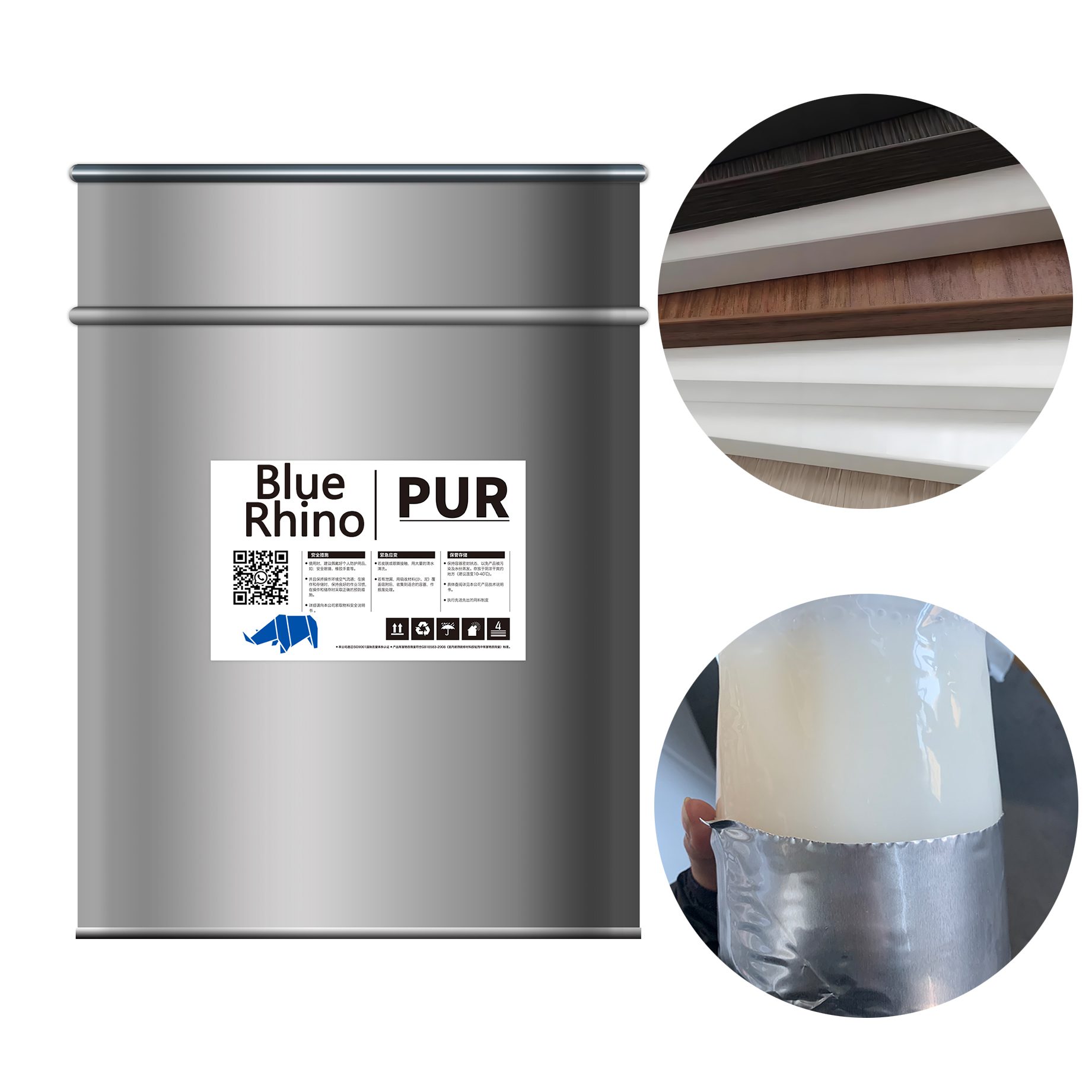 PUR hot melt adhesive for edge banding